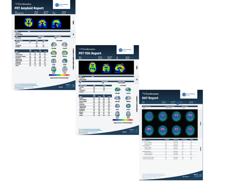 cNeuro cPET and cDAT - Combinostics